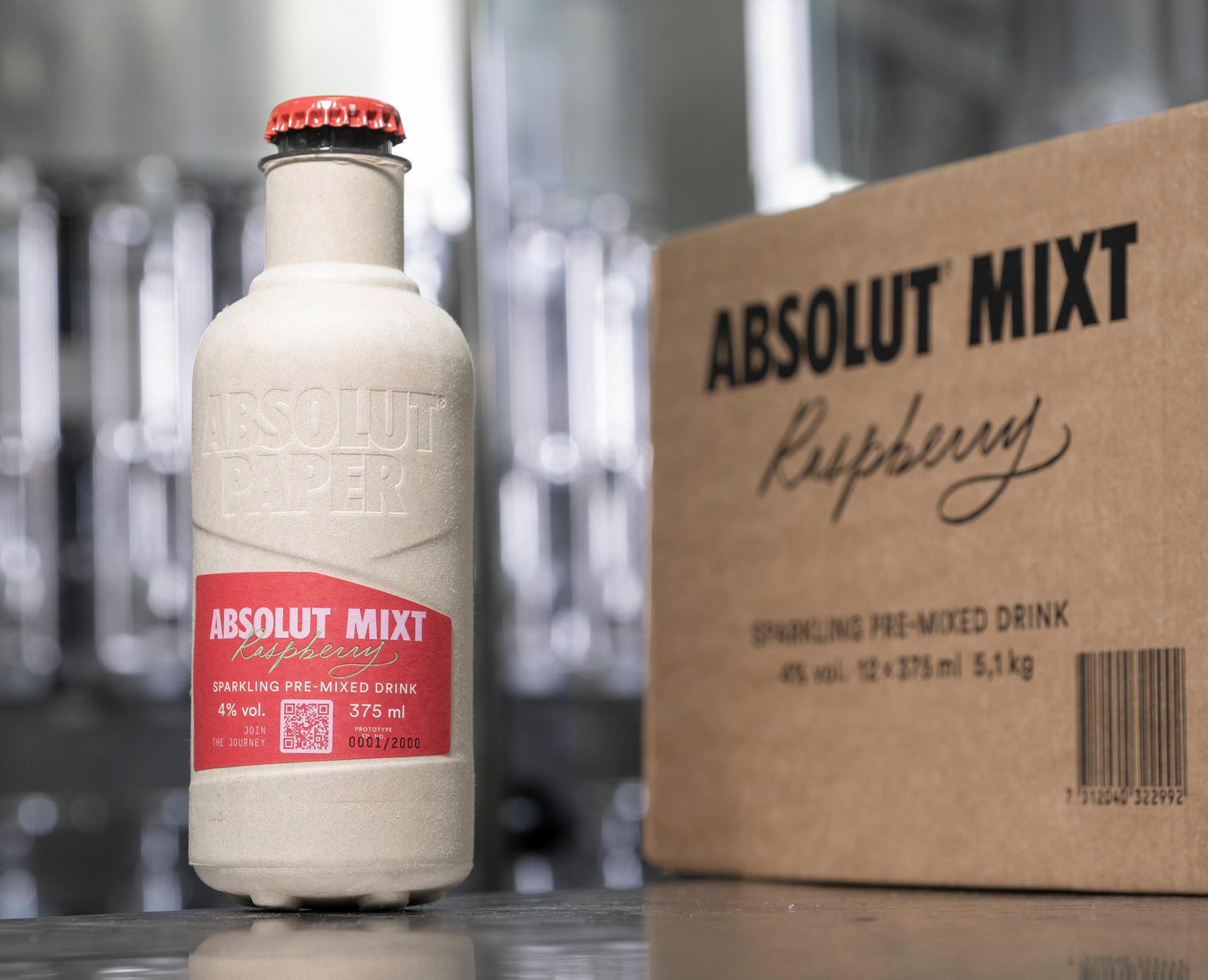 Absolut Vodka em Garrafa Biodegradável - Capokia